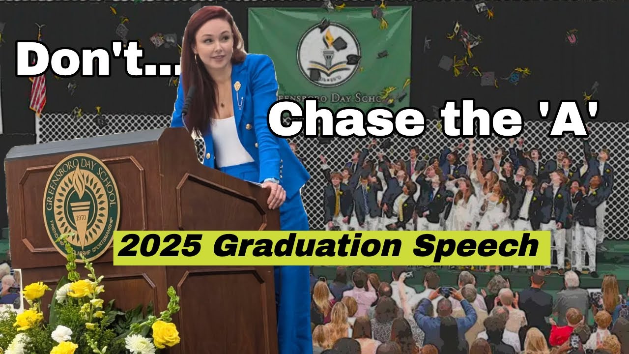 Don’t Chase the A | 2025 Graduation Speech by Meg Chambers Steedle