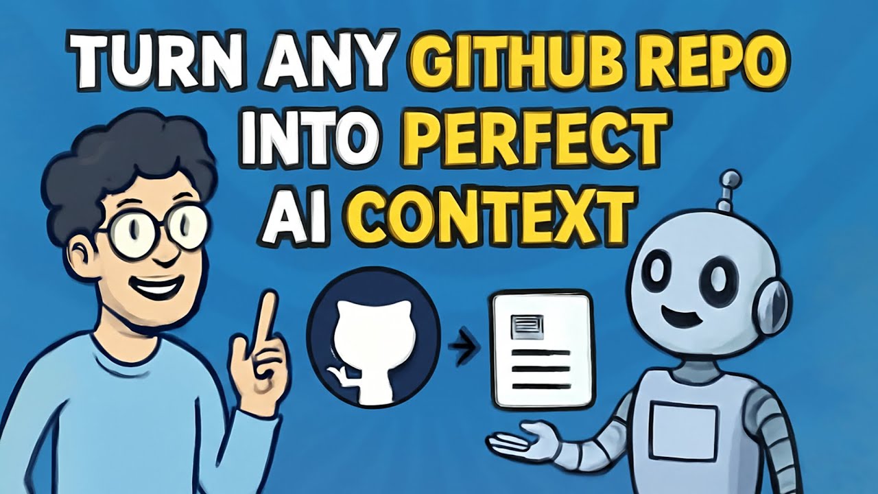 Turn Any GitHub Repo Into Perfect AI Context | A Game Changer Technique | Tech Edge AI