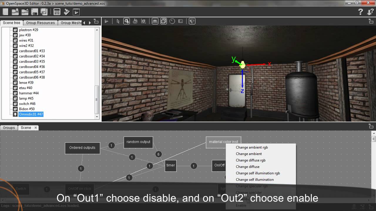 Openspace3D #4 Material render tutorial