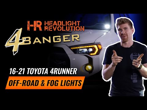 Morimoto 4Banger LED Pod A-Pillar & Fog Light Install for the 2016 - 2021 Toyota 4Runner