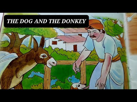 Moral story | THE DOG AND THE DONKEY | English moral story part 35