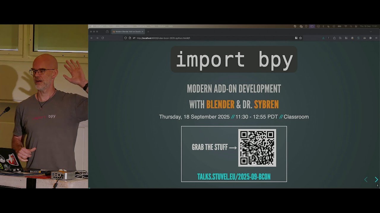 import bpy: modern add-on development — Blender Conference 2025