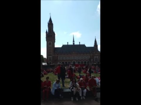 RODE LIJN / RED LINE demonstration in The Hague, May 18, to show ...