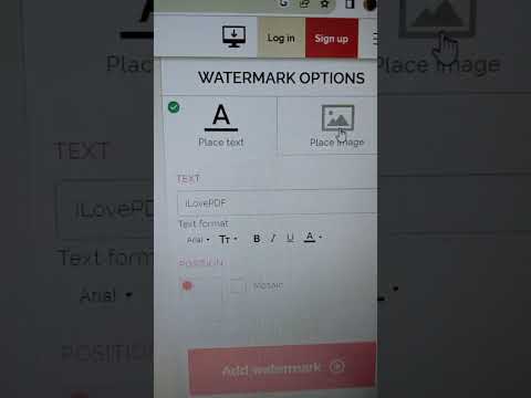 Cara Membuat Watermark Gambar Pada File PDF - Versi #shorts