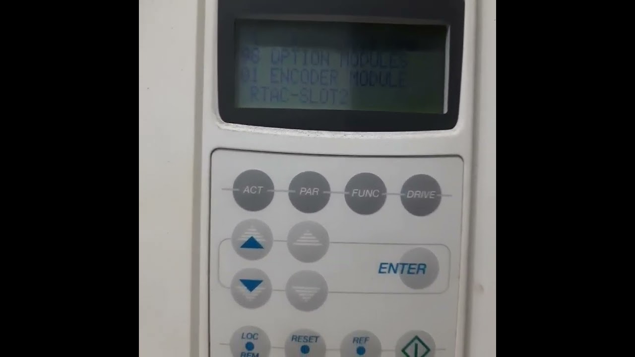 ABB ACS 800 Encoderless/ Bypass Procedure