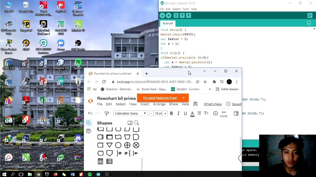 Flowchart Bilangan Prima