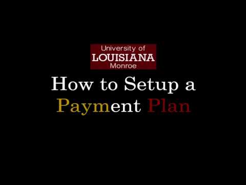 How to Setup a Payment Plan