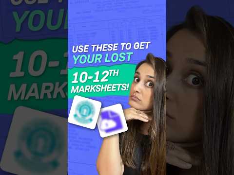 Lost 10-12th marksheet? Use these ways!