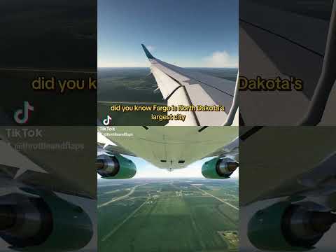 Landing at Fargo, North Dakota!