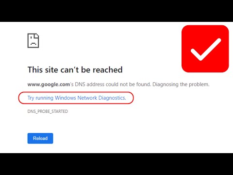 Try running windows network diagnostics windows 11/10/7 | This site can't be reached problem solved
