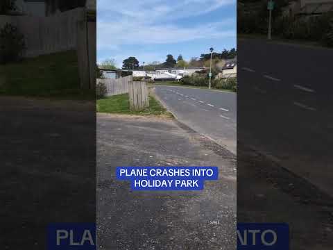 Plane crashes into holiday park on the Isle of Wight