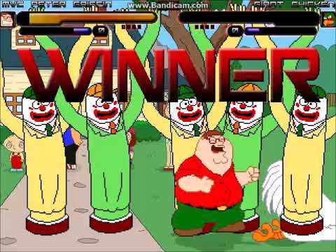 Mugen MVC Peter Griffin Vs Giant Chicken