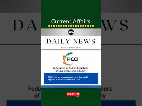 Full form of FICCI #ficci #currentaffairs2023 #gkshorts