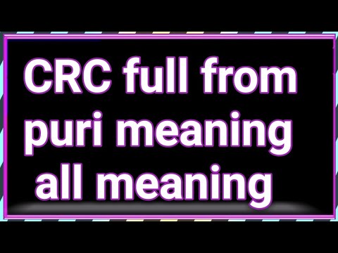 crc ka full form