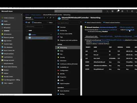 Azure Cloud Basic 3 - Change VM IP Address to Static from Dynamic