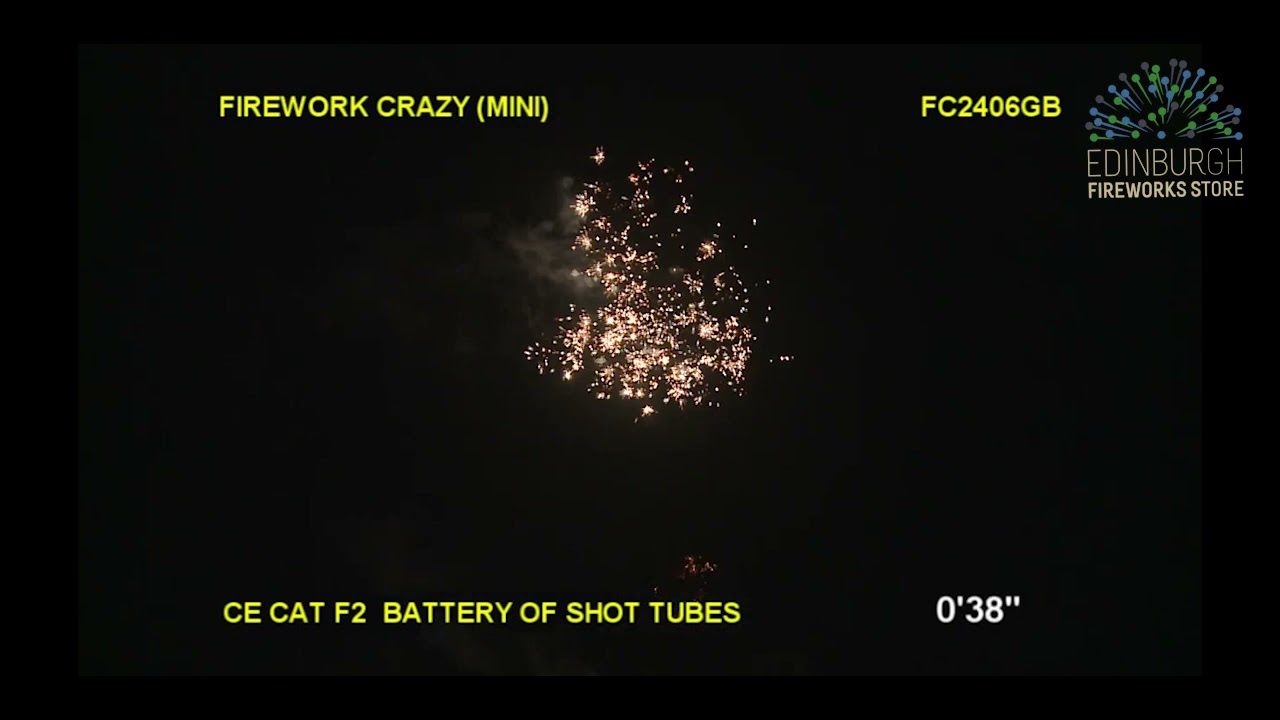 Fireworks Crazy Mini by Brothers Pyrotechnics from Edinburgh Fireworks Store