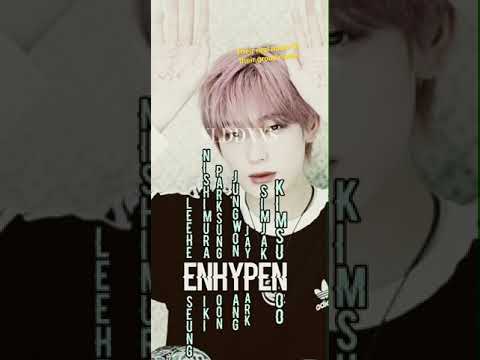 Enhypen-Their real names fit in their group name