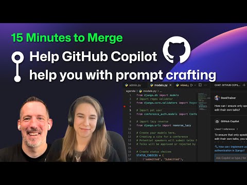 Helping GitHub Copilot help you with prompt crafting