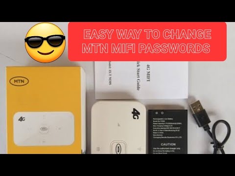 HOW TO CHANGE MTN MIFI PASSWORD...