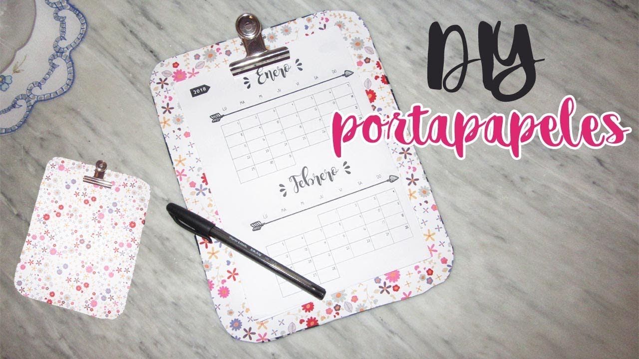 DIY Portapapeles / Clipboards