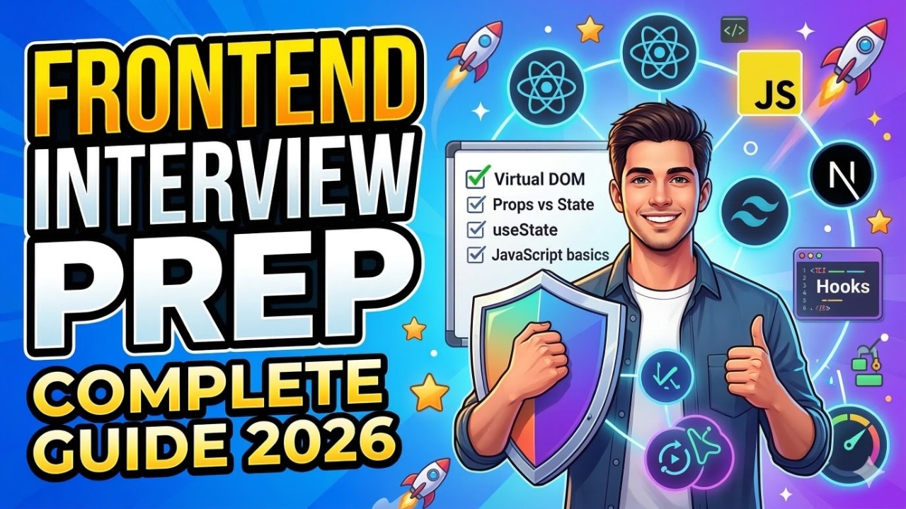 Frontend Interview Questions You Must Know | React, JS, Next.js, Tailwind CSS