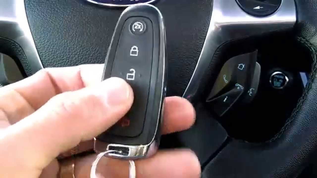 Ford Escape - Smart Key Startup / Explanation