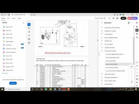 Pdf Caterpillar P5000 Forklift Truck Parts Catalog Manual