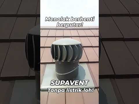 Supavent Turbin Ventilator Atap Rumah Genteng Tanpa Listrik WA 0822.5872.6046