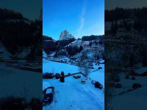 Santa Cristina Val Gardena 🏔️ #snow #italy #valgardena #ski #mountains