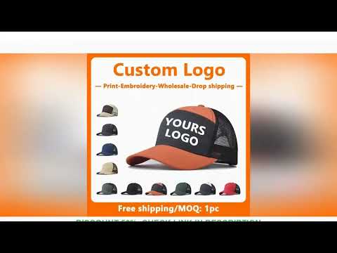 Custom Embroidery Logo 5 Panel of Mesh Trucker Cap for Men and Women Baseball Hats Design Wholesale
