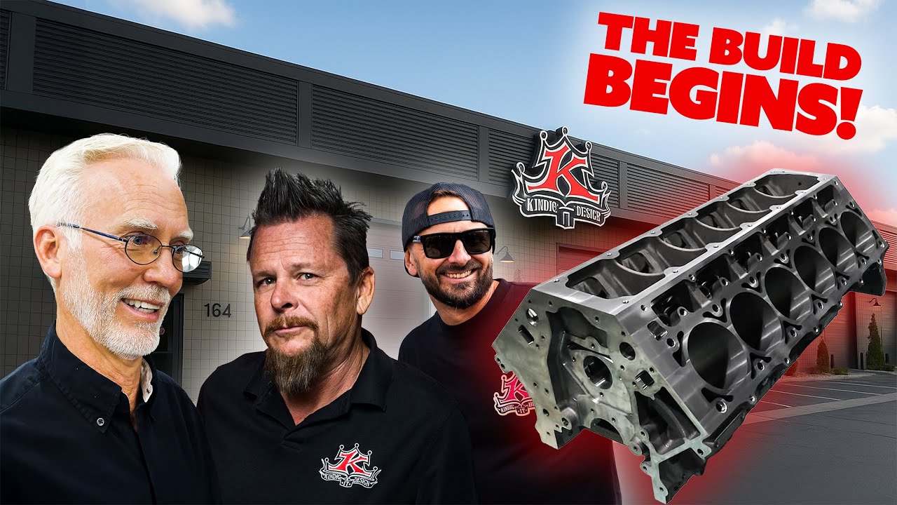 Picking Up a V12 Engine Block from Dave Kindig!