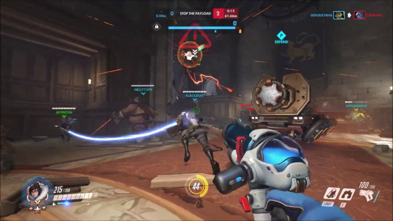 Mei blocks D.Va ult [Overwatch]