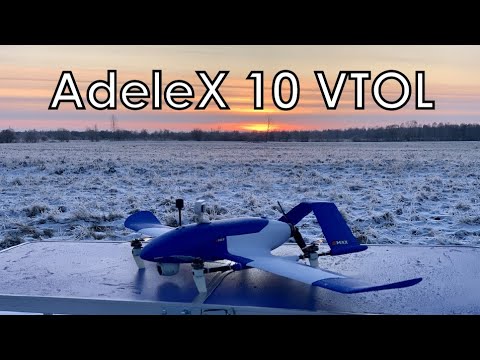3D file FPV VTOL airplane AdeleX-10 🛩️ ・Template to download and 3D ...