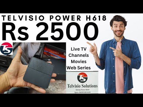 Telvisio Power H618 2GB 16GB Google Voice Bluetooth Android Smart TV Converter Box to Make TV Smart