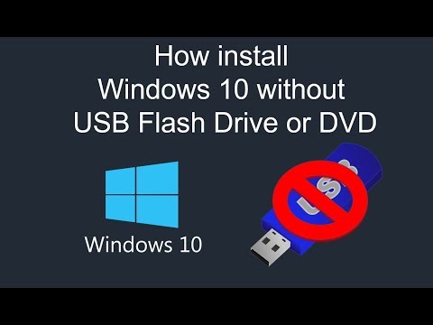 How Reinstall Windows 10 without a USB Flash Drive or DVD