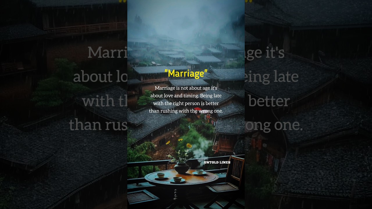 Marriage ❤️ #quotes #untoldlines
