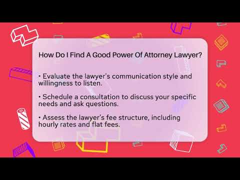 How Do I Find A Good Power Of Attorney Lawyer? - Wealth and Estate Planners