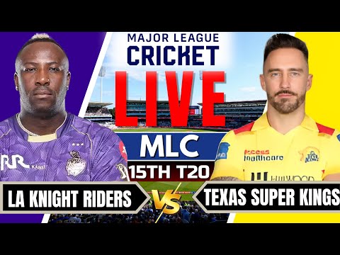 π΄ MLC 2025 Live - Texas Super Kings vs Los Angeles Knight Riders | Major League Cricket Live