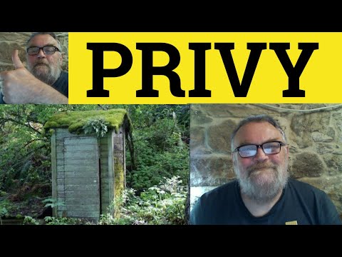 🔵 Privy Meaning - Privy To Examples - Privy Definition - C2 Vocabulary