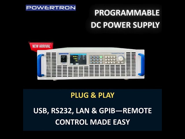 Programmable DC Power Supply - Bidirectional DC Programmable Power ...
