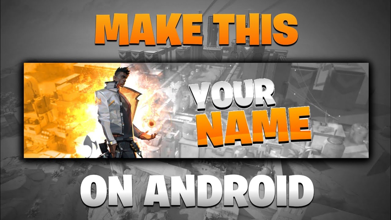 YouTube gaming banner tutorial on android || KA. Graphics