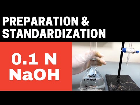 Preparation & Standardization of 0.1N Sodium Hydroxide (NaOH) Solution_Chemical Preparation (Part-2)
