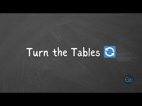 Turn the Tables 🔄 What Does It Mean? #english #phrases #expression #meaning #idioms #esl #tips
