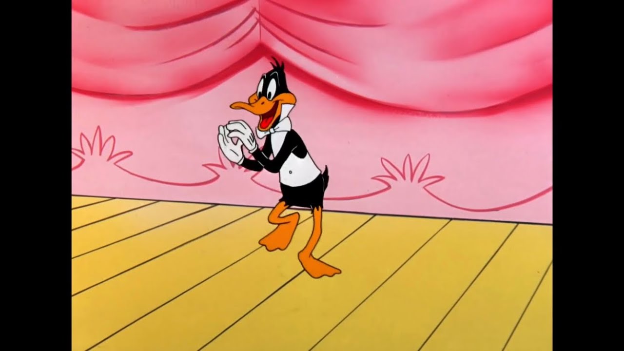 Daffy Duck hits the griddy