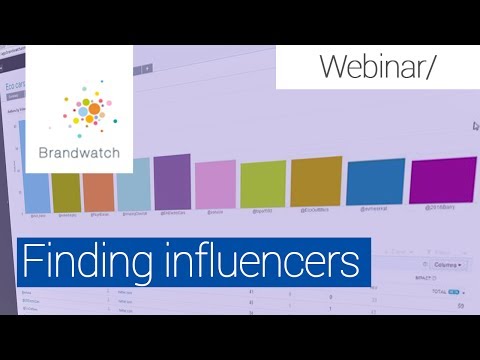 Finding Influencers: The who, the why and the how