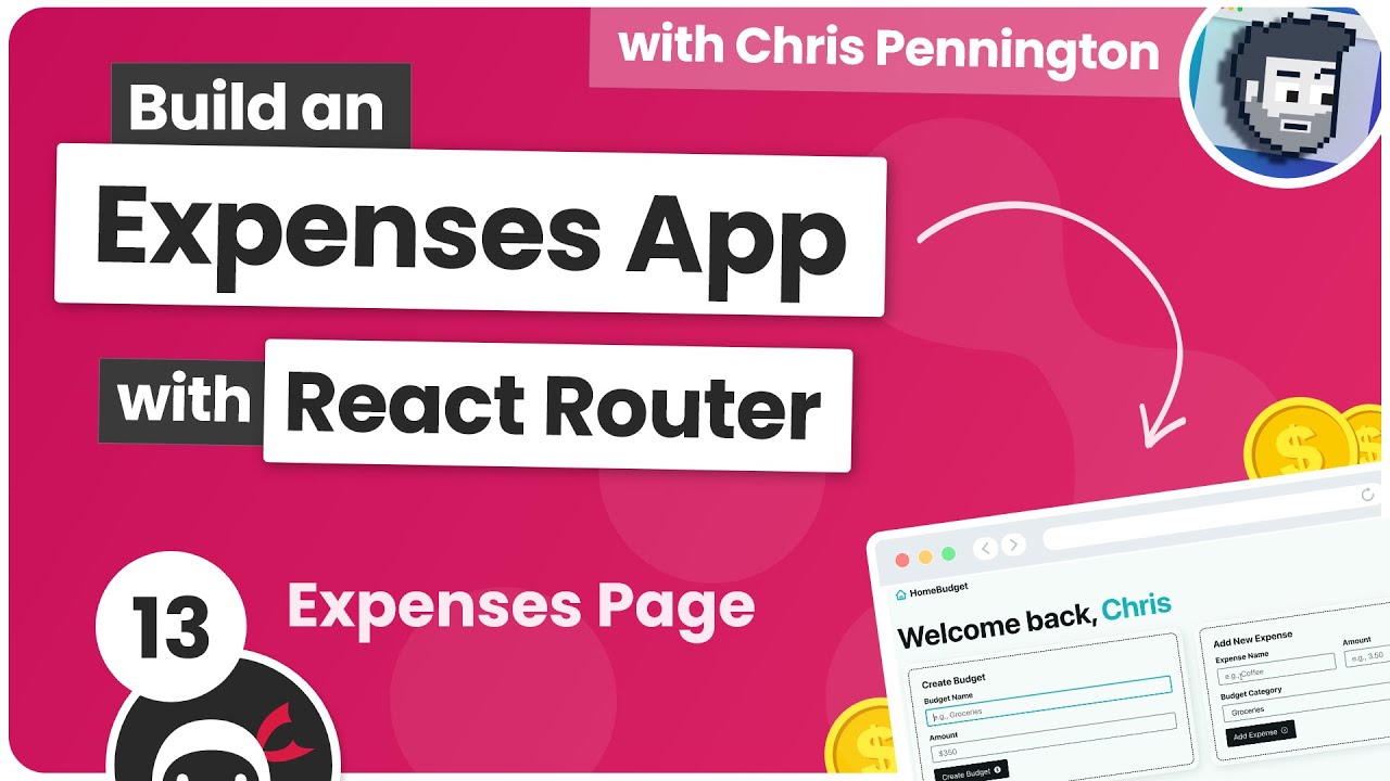 Build a Budgeting App with React Router #13 - Expenses Page