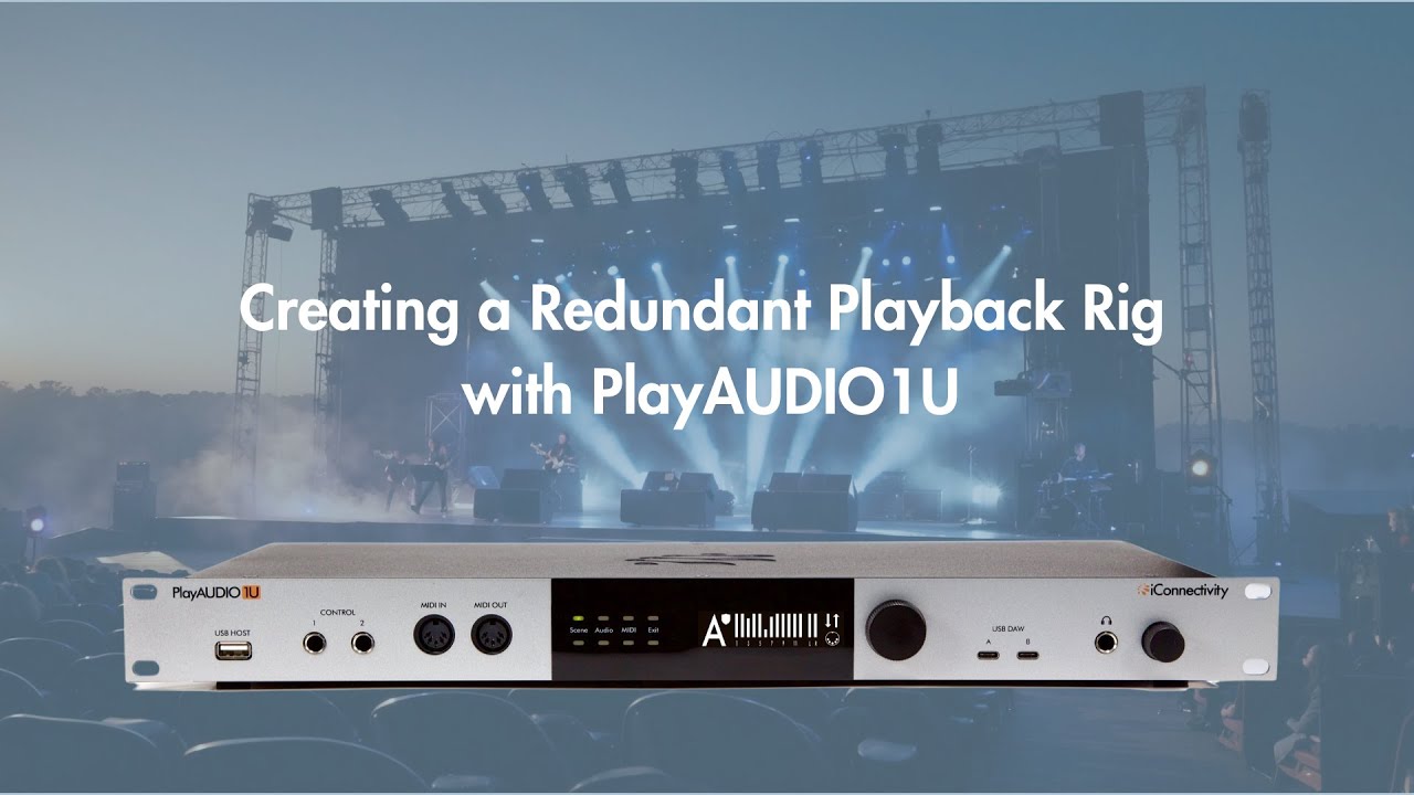 Creating a Redundant Playback Rig with PlayAUDIO1U
