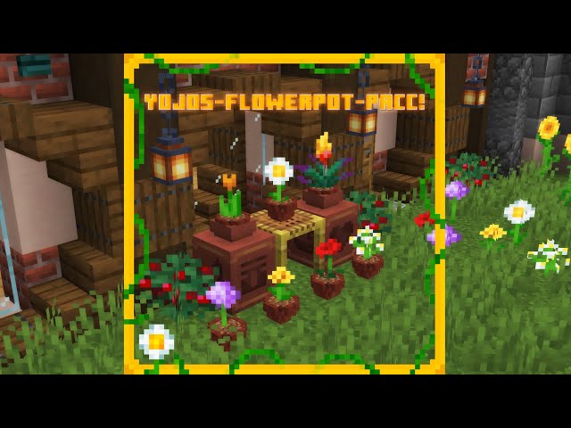 Yo-Jos Flower Pot Pacc! Minecraft Texture Pack