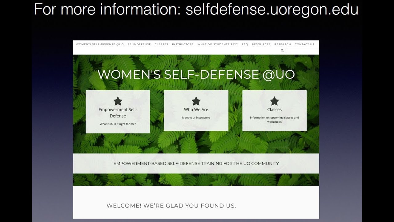 UO Women's Self-Defense