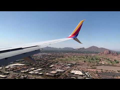 Southwest Airlines Boeing 737-700 Landing | Phoenix Sky Harbor International Airport (PHX)